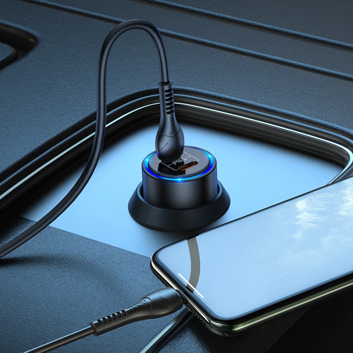 Dual Type-C Car Charger with 1m Cable (NZ3) Regular Price $39.95 Tech ...